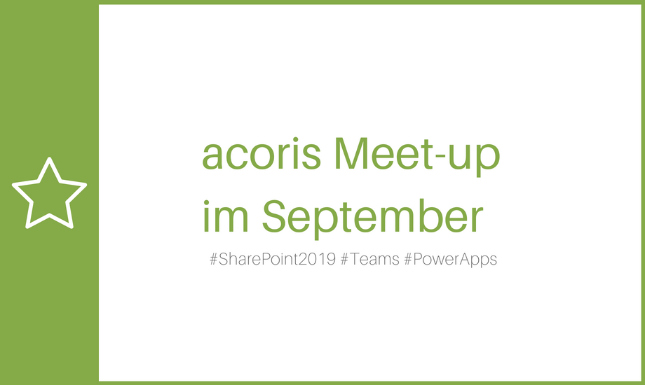 acoris Meet-Up | acoris AG