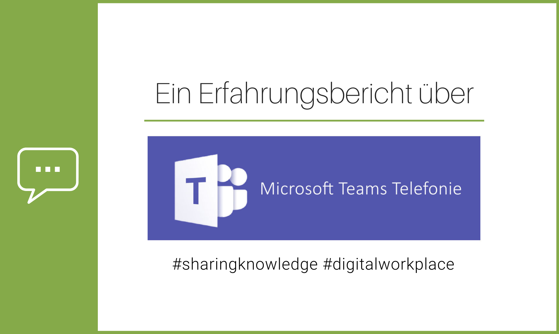 Erfahrungsbericht: Microsoft Teams Telefonie | acoris AG
