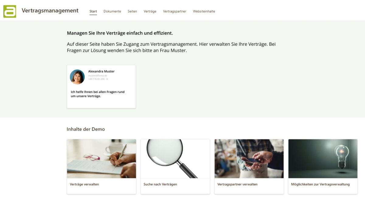 Digitales Vertragsmanagement | acoris AG